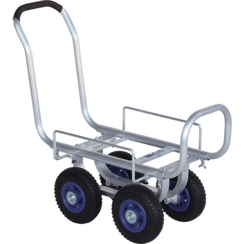 オレンジブック トラスコ中山　TRUSCOHARAX 愛菜号 250−4Nノーパンクタイヤ 積載面560〜750×340〜560 〔品番:CH850N〕[ 注番:1254681]特長●タイヤ幅調整可能17〜33cm（タイヤの芯々）です。●ホ...
