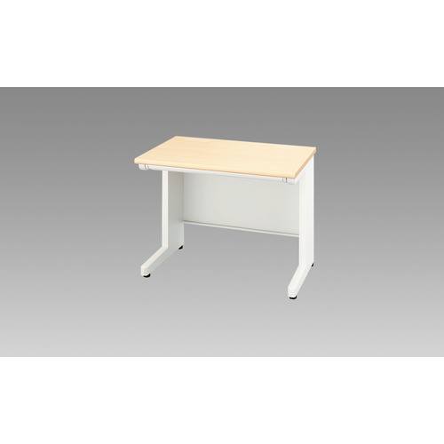 オレンジブック トラスコ中山　TRUSCONAIKI 平デスク XED型/本体:クリアーホワイト 天板:シルクウッド本体:クリアーホワイト 天板:シルクウッド/W800×D600×H700 〔品番:XED086FWS〕[ 注番:125482...