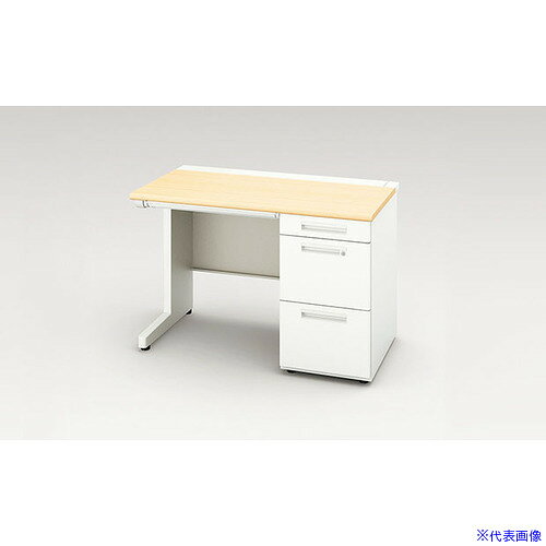 オレンジブック トラスコ中山　TRUSCONAIKI 片袖デスク XEHH型/天板:シルクウッド 本体:クリアーホワイト/W1100×D600×H720 〔品番:XEHH116GWS〕[ 注番:1255308]特長●これからのワークスタイル...