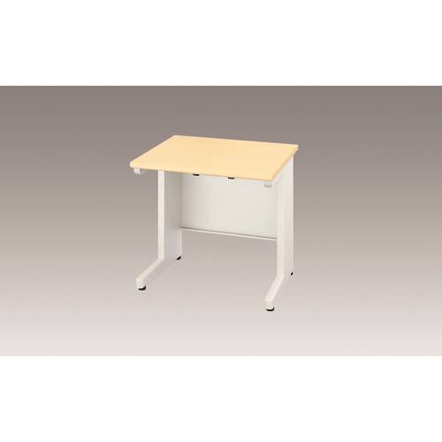 オレンジブック トラスコ中山　TRUSCONAIKI 平デスク(引出し無し) XEDH型/本体:クリアーホワイト 天板:シルクウッド本体:クリアーホワイト 天板:シルクウッド/W800×D700×H720 〔品番:XEDH087FDNWS〕...