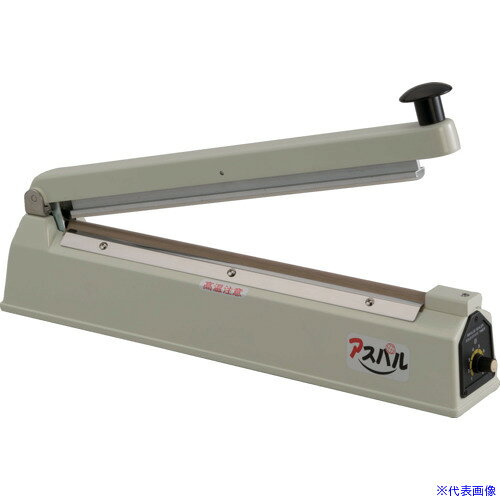 オレンジブック トラスコ中山　TRUSCO朝日 卓上シーラー CS−400 シール長×幅(400×2)(溶着専用タイプ) 〔品番:CS400〕[ 注番:1259677]特長●レバーを押さえるだけで丈夫なシールが可能です。●オプションの溶断ヒ...