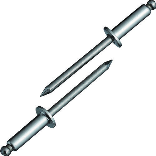 オレンジブック トラスコ中山　TRUSCOロブテックス ブラインドリベット(ステンレス/ステンレス製) 6−8(1000本入) 箱入 〔品番:NST68〕[ 注番:1259733]特長●片側から複数の母材をワン・アクションで締結できますので...