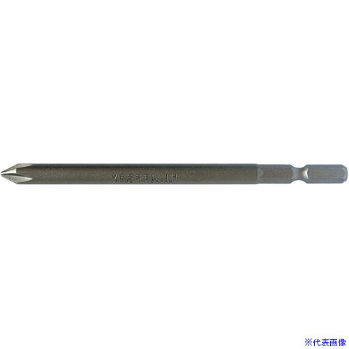 オレンジブック トラスコ中山　TRUSCOVESSEL ドライバービットB34+1X100H シャンク径5mm 〔品番:B341100H〕[ 注番:1260251]特長●電動ドライバーにも使用可能な対辺5mm、六角形状です。●大量ロット生産...