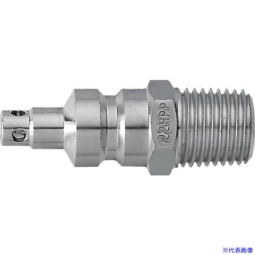 オレンジブック トラスコ中山　TRUSCOマッハ 高圧用カップリング プラグ R1/4 左ネジ 〔品番:22HPP〕[ 注番:1264360]特長●高圧エアーホース専用プラグです。用途●高圧空気圧専用仕様●最高使用圧力(MPa)：3.0●使...