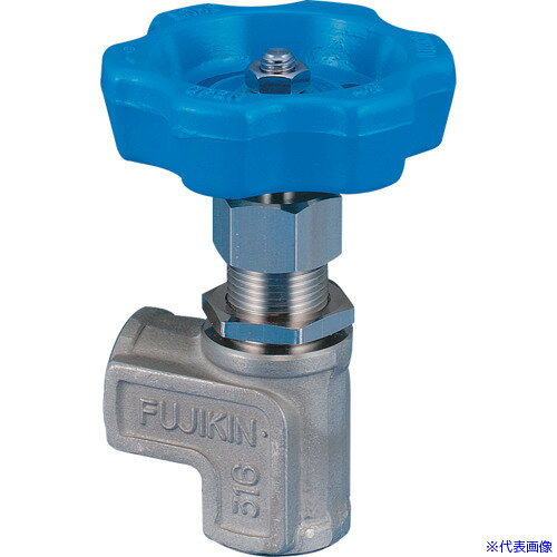 オレンジブック トラスコ中山　TRUSCOFujikin ステンレス鋼製ニードルストップバルブ(アングル形) 〔品番:US33PBR〕[ 注番:1264385]特長●ボディは鍛造仕上げで、かつボンネットレス型のため、コンパクトです。●バルブ...