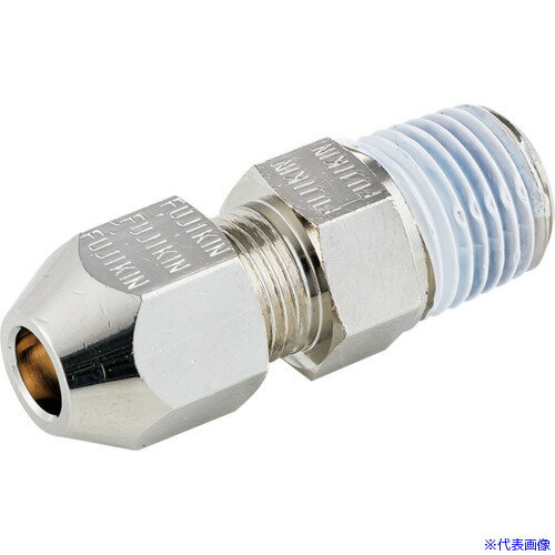 オレンジブック トラスコ中山　TRUSCOFujikin 黄銅製リングジョイント継手_4.9MPa_RH 〔品番:RH6AR〕[ 注番:1264402]特長●チューブを差し込み、ナットを締める圧縮リング式継手です。●特殊工具や火気不要です。...