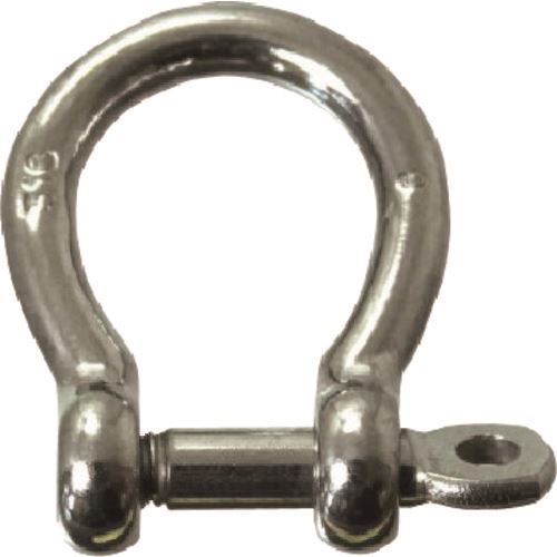 オレンジブック トラスコ中山　TRUSCOニッサチェイン ステンアンカーシャックル 5mm (10個入) 〔品番:SYJ1050〕[ 注番:1264661]特長●太いロープなどにも対応できます。●水回りに最適なステンレス製です。用途●チェイ...