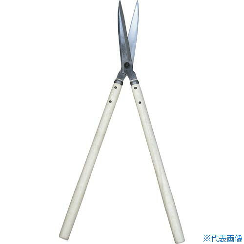 オレンジブック トラスコ中山　TRUSCO鋼典 刈込鋏 庭師ネジ式 尺5白樫 〔品番:A81〕[ 注番:1272927]特長●火造り鍛造による鍛えられた刃物です。●刃物鋼を貼り合せてあり、刃研ぎが楽にできます。●仕上鋏として使用します。●裏...