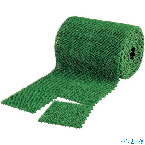 オレンジブック トラスコ中山　TRUSCOテラモト ユニットターフC型ロール 600mm×9m 〔品番:MR0027101〕[ 注番:1274175]特長●安価タイプの人工芝で水はけが良く、クッション性もありケガの防止に役立ちます。用途●ベ...