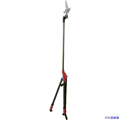 オレンジブック トラスコ中山　TRUSCOPRUMAN アルミ首振高枝剪定刈込鋏 〔品番:PM1800〕[ 注番:1274455]特長●全長1.8mと長く、樹木上部に伸びた枝を刈込むことができます。●首振角度は0°・30°・60°・90°と...
