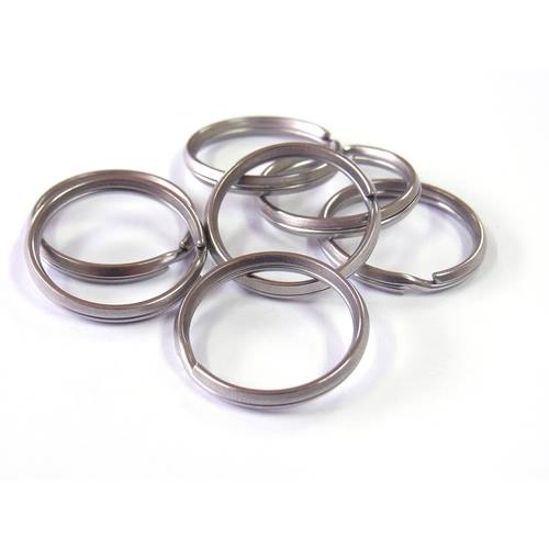 オレンジブック トラスコ中山　TRUSCOニッサチェイン ステンレスキーリング 32mm(10個入) 〔品番:P855〕[ 注番:1275621]特長●Wリングに強度と美しさを加えたリングです。●水回りに最適なステンレス製です。用途●チェー...