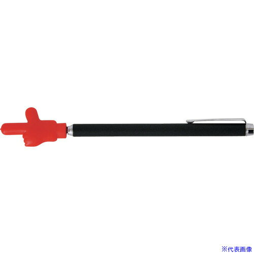 オレンジブック トラスコ中山　TRUSCODOGYU ゆび指示棒ペン レッド 〔品番:01405〕[ 注番:1278512]特長●ポケットに収納可能なペン型タイプになっています。●デジカメ等の写真撮影に、現場ポイントの指示に活躍します。用途...