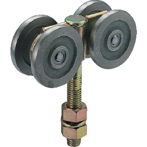 オレンジブック トラスコ中山　TRUSCODAIKEN 4号ドアハンガー用複車 〔品番:44WH〕[ 注番:1278789]特長●軸受部には含油焼結合金を使用しています。●使用頻度の高い場合には、ベアリング複車をご使用ください。用途●扉吊り...