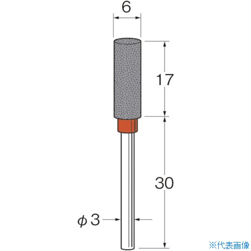 オレンジブック トラスコ中山　TRUSCOリューター 軸付セラミックゴム砥石(金属研削用)外径(mm)：6粒度(#)：80 〔品番:R2321〕[ 注番:1282084]特長●特殊なセラミックフィラーを使用しているため研削力、研磨力が優れて...