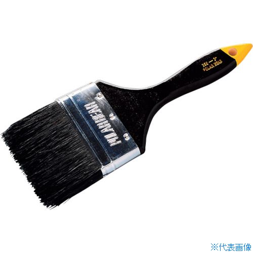 オレンジブック トラスコ中山　TRUSCO大塚 356ラスター平黒3インチ 〔品番:1055060030〕[ 注番:1283559]特長●塗装準備、印刷や工場作業の清掃用とし活躍するラスター刷毛。定評あるマルテー大塚製品は、最高級豚毛を使用...