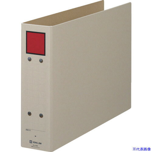 オレンジブック トラスコ中山　TRUSCOKING JIM 保存ファイル A4−E 赤 〔品番:4385〕[ 注番:1291205]特長●書類の抜き差しがスムーズにできるパイプ式とじ具を採用した保存書類専用ファイルです。●再生紙を使用してい...