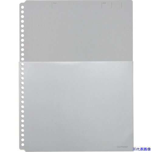 オレンジブック トラスコ中山　TRUSCOKING JIM キングジム ハ−フポケット厚口A4S 黒 (10枚入) 〔品番:108HPBK〕[ 注番:1291249]特長●資料の出し入れがしやすいハーフポケットタイプです。●108HPは従来...
