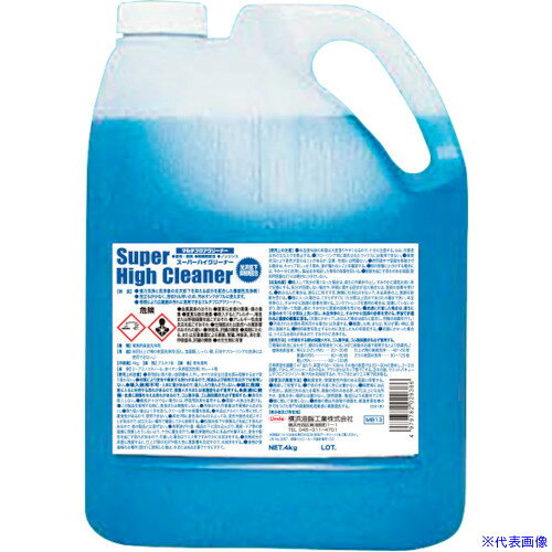 オレンジブック トラスコ中山　TRUSCOLinda スーパーハイクリーナー 4KG 〔品番:MB13〕[ 注番:1292469]特長●泡立ちが少なく、泡切れも早い・低臭性です。●除菌剤を配合しています。●希釈により多目的に使用可能です。●...