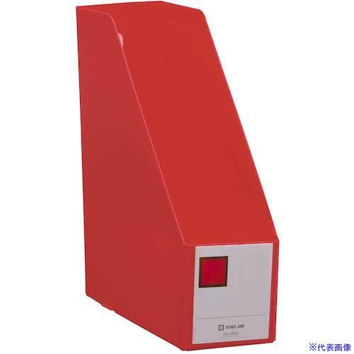 オレンジブック トラスコ中山　TRUSCOKING JIM キングジム GボックスPP A4タテ型 赤 100mm 〔品番:4653R〕[ 注番:1302313]特長●多彩に選べ、幅広く使える。丈夫でリーズナブルな「GボックスPP」です。仕...
