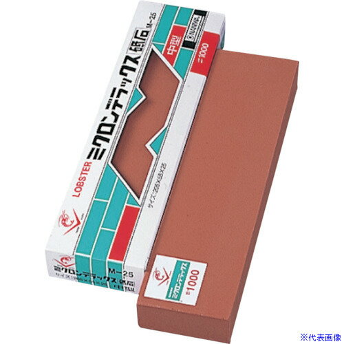 オレンジブック トラスコ中山　TRUSCOナニワ エビ印 ミクロンデラックス 中型 M−25 205X50X25 #1000 〔品番:ID0310〕[ 注番:1309542]特長●刃の切れ味が悪くなったときや、日ごろのお手入れに。用途●刃の...