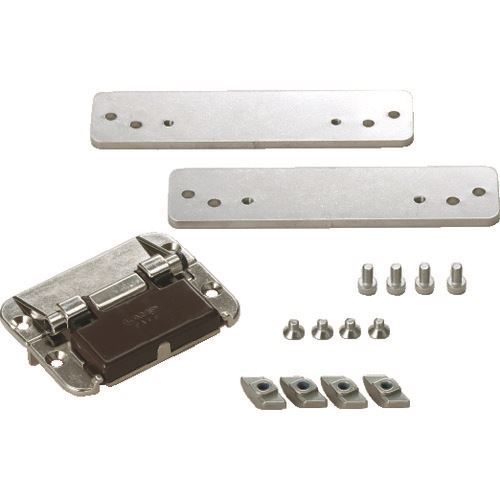 オレンジブック トラスコ中山　TRUSCOSUGATSUNE (170041545)センターヒンジアルミフレーム取付用セットAS-CH-75-30-8 〔品番:ASCH75308〕[ 注番:1324101]特長●開閉時のキャッチ機能付です。...