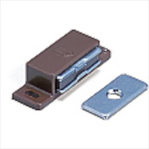 オレンジブック トラスコ中山　TRUSCOSUGATSUNE (140058010)MC009BRマグネットキャッチ 〔品番:MC009BR〕[ 注番:1324119]特長●本体はポリエチレン製です。仕様●色：ブラウン●全長(mm)：45●...