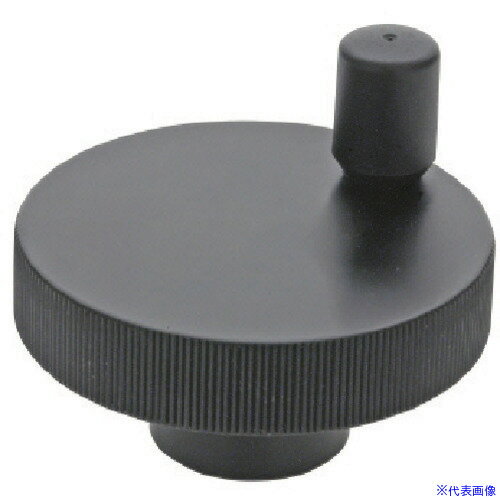 オレンジブック トラスコ中山　TRUSCOイマオ ハンドル 小型アルミニウムハンドル車(加工付) ハンドル径50mm 〔品番:AHRS50CT10〕[ 注番:1325488]特長●めねじ貫通穴（めねじサイズ：10mm）加工品です。●小型回転...