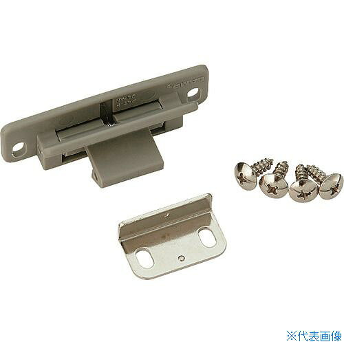 オレンジブック トラスコ中山　TRUSCOSUGATSUNE (140051029)LL−66GRレバーラッチ 〔品番:LL66GR〕[ 注番:1325655]特長●かぶせ仕様で、キャビネット地板の下側まで伸びがある扉に使用します。●地震な...