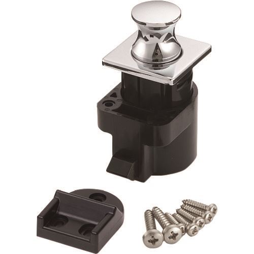 オレンジブック トラスコ中山　TRUSCOSUGATSUNE (140014738)DPL−SQ−CRデザインプッシュラッチ 〔品番:DPLSQCR〕[ 注番:1326134]特長●つまみを押し込むとフラットになるため、デザイン性に優れ、安...