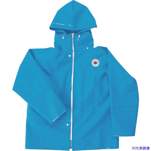 オレンジブック トラスコ中山　TRUSCOハンシン RA−86 ジャケット LLL 〔品番:RA86LLL〕[ 注番:1326201]特長●耐久性・耐候性に優れるPVC（塩化ビニール素材）製のジャケットです。●フード一体型モデルです。用途●...