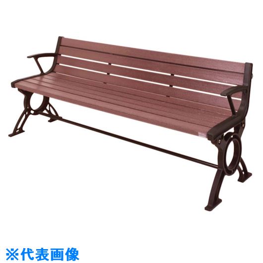 オレンジブック トラスコ中山　TRUSCOミヅシマ リサイクルベンチRB6-LWE 〔品番:2440620〕[ 注番:1332979]特長●1800mm背・肘付きです●板部分はポリプロピレン再生樹脂を使用している再生循環型製品のベンチです用...