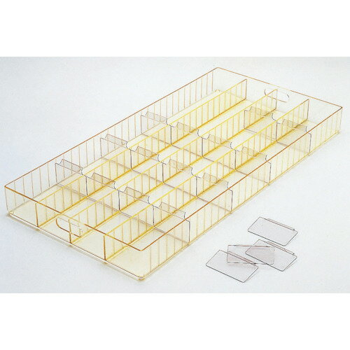 オレンジブック トラスコ中山　TRUSCOVidmar プラスチックトレイPT75-4 〔品番:PT754〕[ 注番:1343493]特長●小物部品や少量物の管理が便利です。用途●キャビネット内の小物部品や少量物の管理。仕様仕様2●高さx幅...