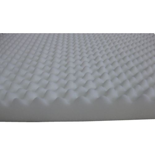 オレンジブック トラスコ中山　TRUSCOワニ印 吸水ウレタンスポンジ プロファイル加工 50mm厚 500×500 白 〔品番:000870〕[ 注番:1344296]特長●プロファイル加工により表面が凸凹のため、吸収力が優れています。●...