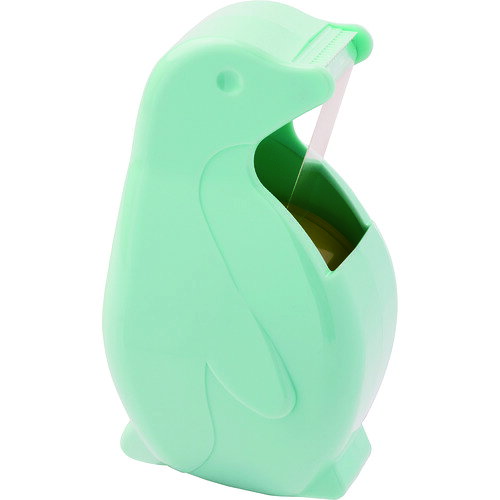オレンジブック トラスコ中山　TRUSCOニチバン セロテープ ペンギンカッター ミントグリーン CT−15PMG 〔品番:CT15PMG〕[ 注番:1348755]特長●見た目にもかわいく、にぎりやすい形状●刃は両サイドガードつきで、直接...