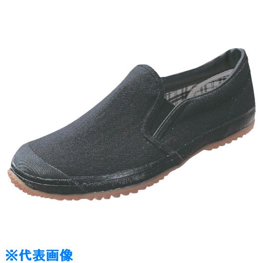 オレンジブック トラスコ中山　TRUSCO福山ゴム 寅さんブラック22.5 〔品番:TSBK22.5〕[ 注番:1349896]特長●軽量作業シューズです。●スリポンで脱ぎ履ぎが容易です。●履き口パット付きで、ゴミの進入を防ぎます。●ムレに...