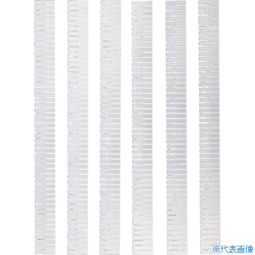 オレンジブック トラスコ中山　TRUSCO蝶プラ キララポキポキ仕切板No.4 ナチュラル(6枚入り) 〔品番:623807〕[ 注番:1355672]特長●引き出し収納の整理に便利です。仕様●色：ナチュラル●サイズ(mm)：40×495×...