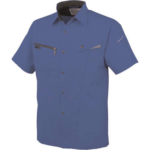 オレンジブック トラスコ中山　TRUSCOコーコス 半袖シャツAS−727 6 Rブルー LL 〔品番:AS7276LL〕[ 注番:1357417]特長●ムーンフォーク機能搭載商品です仕様●サイズ：LL●タイプ：半袖仕様2材質/仕上セット内...