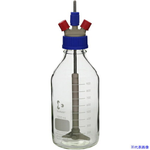 オレンジブック トラスコ中山　TRUSCOSIBATA スターラーリアクター 撹拌反応容器セット 1000mL 〔品番:016000451000〕[ 注番:1360036]特長●GL-45のねじ口キャップに直接取り付け可能な吊下げ式の撹拌プ...