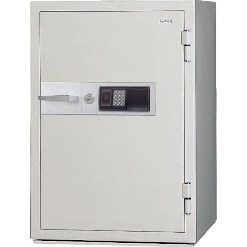 オレンジブック トラスコ中山　TRUSCOキング ICカード式耐火金庫 〔品番:KCJ5072RFE〕[ 注番:1360888]特長●社員証などのFeliCa（フェリカカード）及びMIFARE（マイフェア）カードを登録し、金庫の鍵として使用...