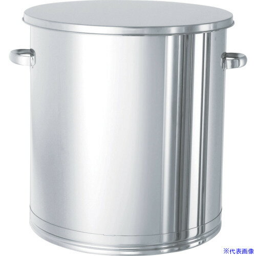 オレンジブック トラスコ中山　TRUSCOMONOVATE ステンレスタンク大型貯蔵用タンク(フタ付)500L 〔品番:ST77H〕[ 注番:1362037]特長●薬液や粉など、さまざまな貯蔵に最適です。●内外面バフ研磨仕上げです。●底面フ...