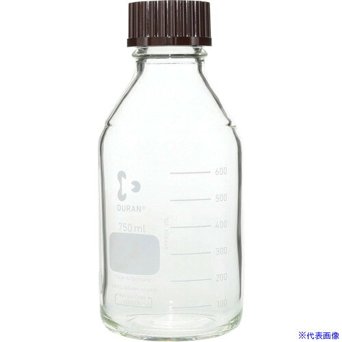 オレンジブック トラスコ中山　TRUSCOSIBATA 耐熱ねじ口びん 赤キャップ付 750mL 10入 〔品番:0172007501A〕[ 注番:1363123]特長●バイオテクノロジー関連をはじめ、高純度医薬・試薬や分析用標準液などの保...