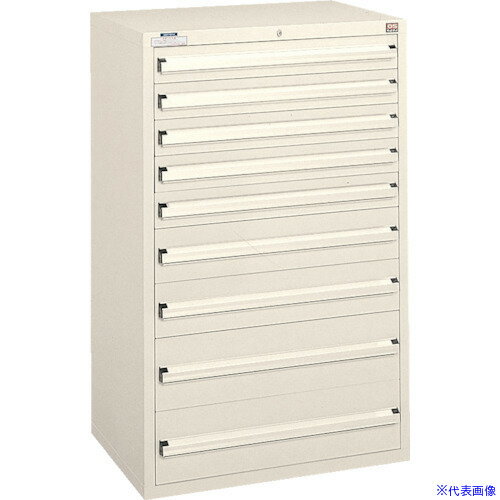 オレンジブック トラスコ中山　TRUSCOOS デラックス重量キャビネット 間口811×奥行557×高さ681mm(ライトグレー) 〔品番:DX603G〕[ 注番:1364192]特長●重量物の収納管理にオススメです。引出し1枚当り均等耐荷...