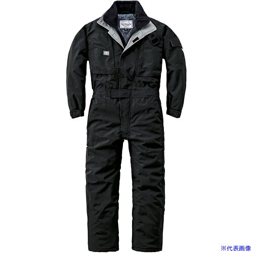 オレンジブック トラスコ中山　TRUSCOAUTO−BI AW(秋冬)モデル 防寒つなぎ服 ブラック 4Lサイズ 〔品番:7000064L〕[ 注番:1370572]特長●風雨をガードする二重衿タイプを採用しています。●強力撥水加工（PUコ...