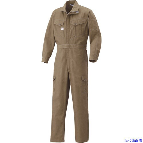 オレンジブック トラスコ中山　TRUSCOAUTO−BI AW(秋冬)モデル つなぎ服6300−011カーキ−4L 〔品番:63000114L〕[ 注番:1370852]特長●クラボウ「メカバード」の採用で腕の引きつりを軽減するため、腕の動...