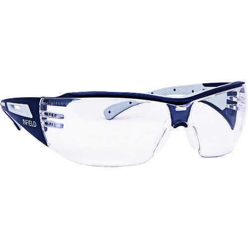 オレンジブック トラスコ中山　TRUSCOINFIELD セーフティグラス VICTOR ブルー/ライトグレー 〔品番:9754155〕[ 注番:1371546]特長●ドイツで設計されておりデザイン性に優れています。●上側にソフトラバー製の...