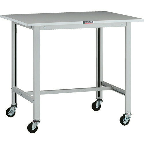 オレンジブック トラスコ中山　TRUSCOTRUSCO 軽荷重作業台(100kg)AO型 900X750XH808 φ75キャスター付 ホワイト色 〔品番:AOR0975C75〕[ 注番:1371675]特長●移動自由なストッパー付キャスタ...