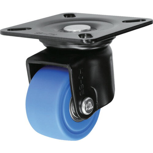 オレンジブック トラスコ中山　TRUSCOシシク 低床重荷重用キャスター 自在 65径 モノマーキャスティングナイロン車輪 焼付ブラック 〔品番:HJ65BMC〕[ 注番:1372271]特長●耐油性に富んだモノマーキャスティングナイロンを...