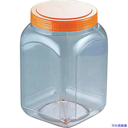 オレンジブック トラスコ中山　TRUSCOTKG PE食品ボトル 角ブローシリーズ 100角ブロー 〔品番:ABT77100〕[ 注番:1379910]特長仕様●容量(L)：2.0●容量(ml)：2000●重量(kg)：0.085●幅(mm...