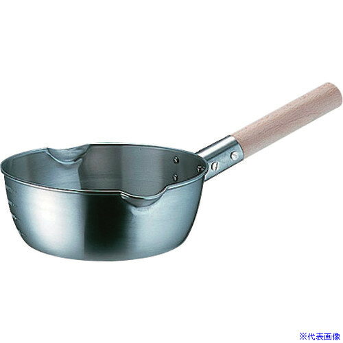 オレンジブック トラスコ中山　TRUSCOTKG 18-8木柄計量雪平鍋(両口・目盛付) 15cm 〔品番:AYK10015〕[ 注番:1380047]特長●耐久性抜群なステンレスを使用しています。仕様仕様2●サイズ表示(cm)：15●内径...