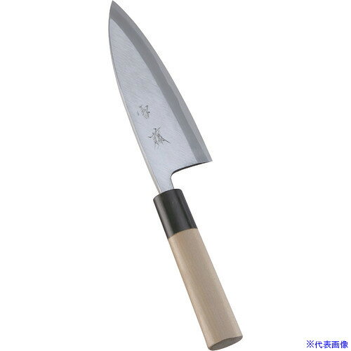 オレンジブック トラスコ中山　TRUSCOTKG SA雪藤 出刃 15cm 〔品番:AYK26015〕[ 注番:1380064]特長●魚をさばく庖丁です。●庖丁の表示サイズは、マチ付庖丁は刃先から マチまで、マチなし庖丁は刃渡り寸法となって...